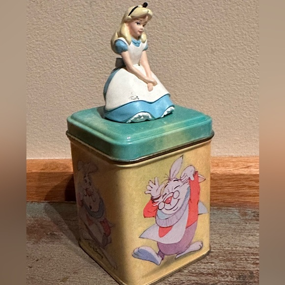 Other | Vintage Alice In Wonderland White Rabbit Tin | Poshmark